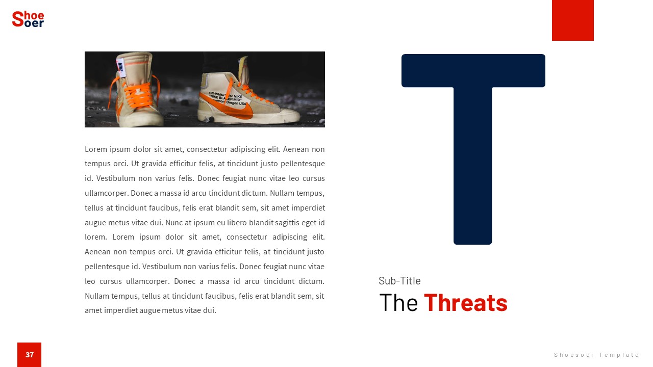 Shoesoer Footwear Presentation Template, Presentation Templates ...