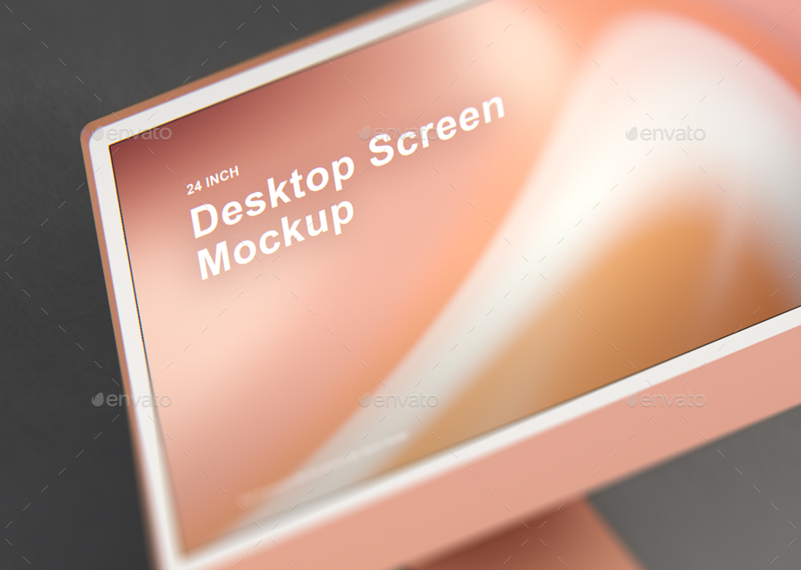 Desktop Screen Mockup Scenes, Graphics | GraphicRiver