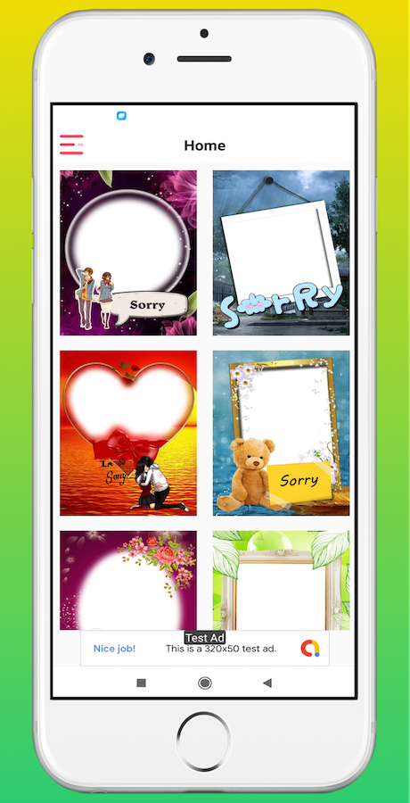 Sorry Photo Frames (Android 11 And SDK 30) by appworldking | CodeCanyon