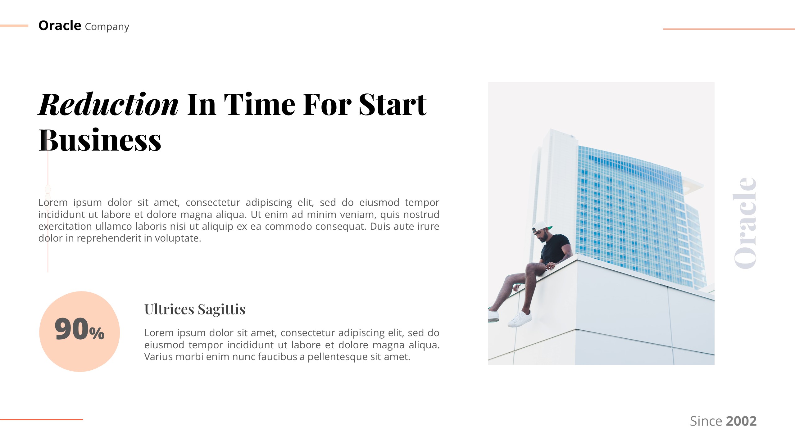 Oracle - Minimal Presentation PowerPoint Template, Presentation Templates