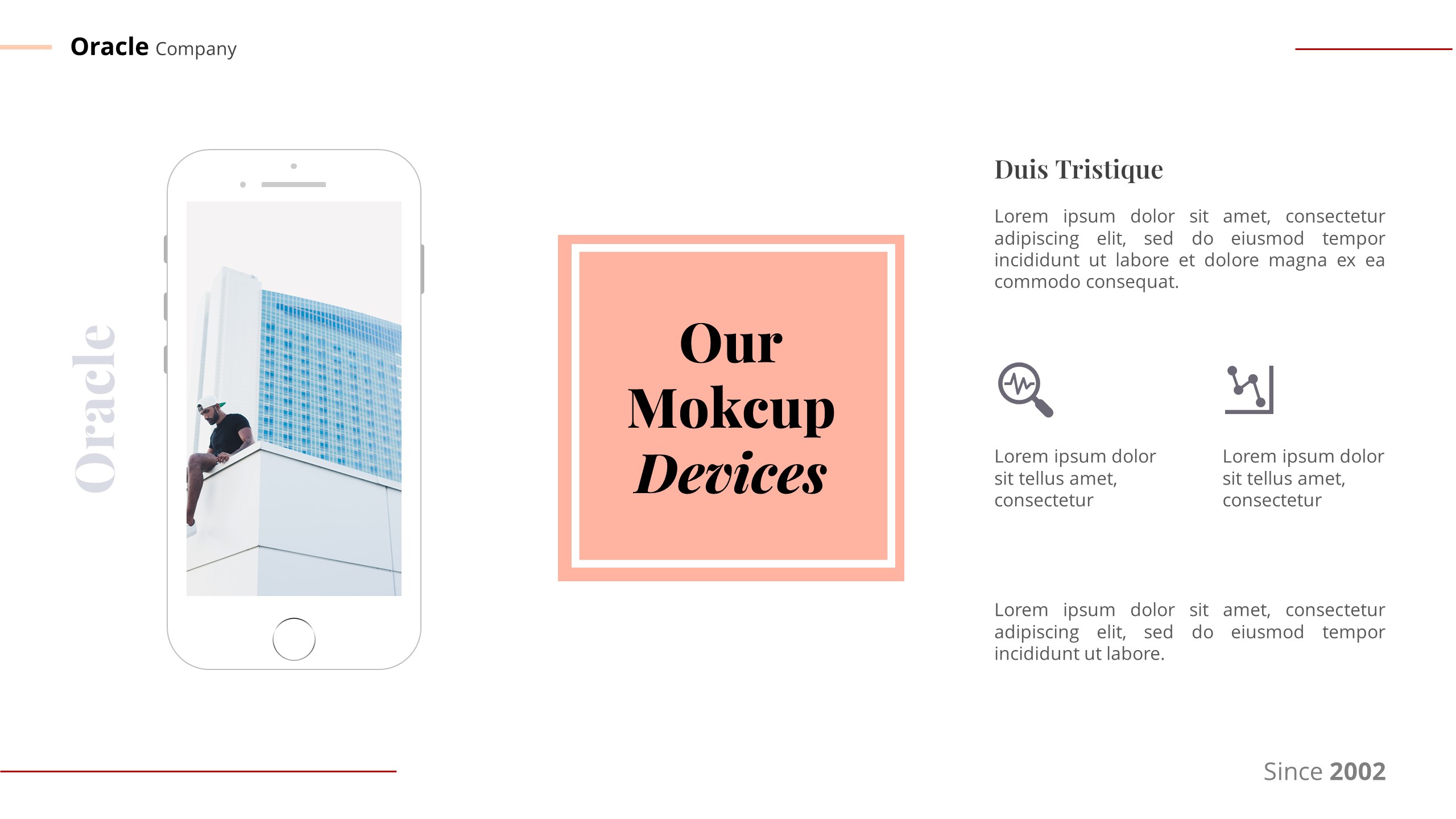 Oracle - Minimal Presentation PowerPoint Template, Presentation Templates