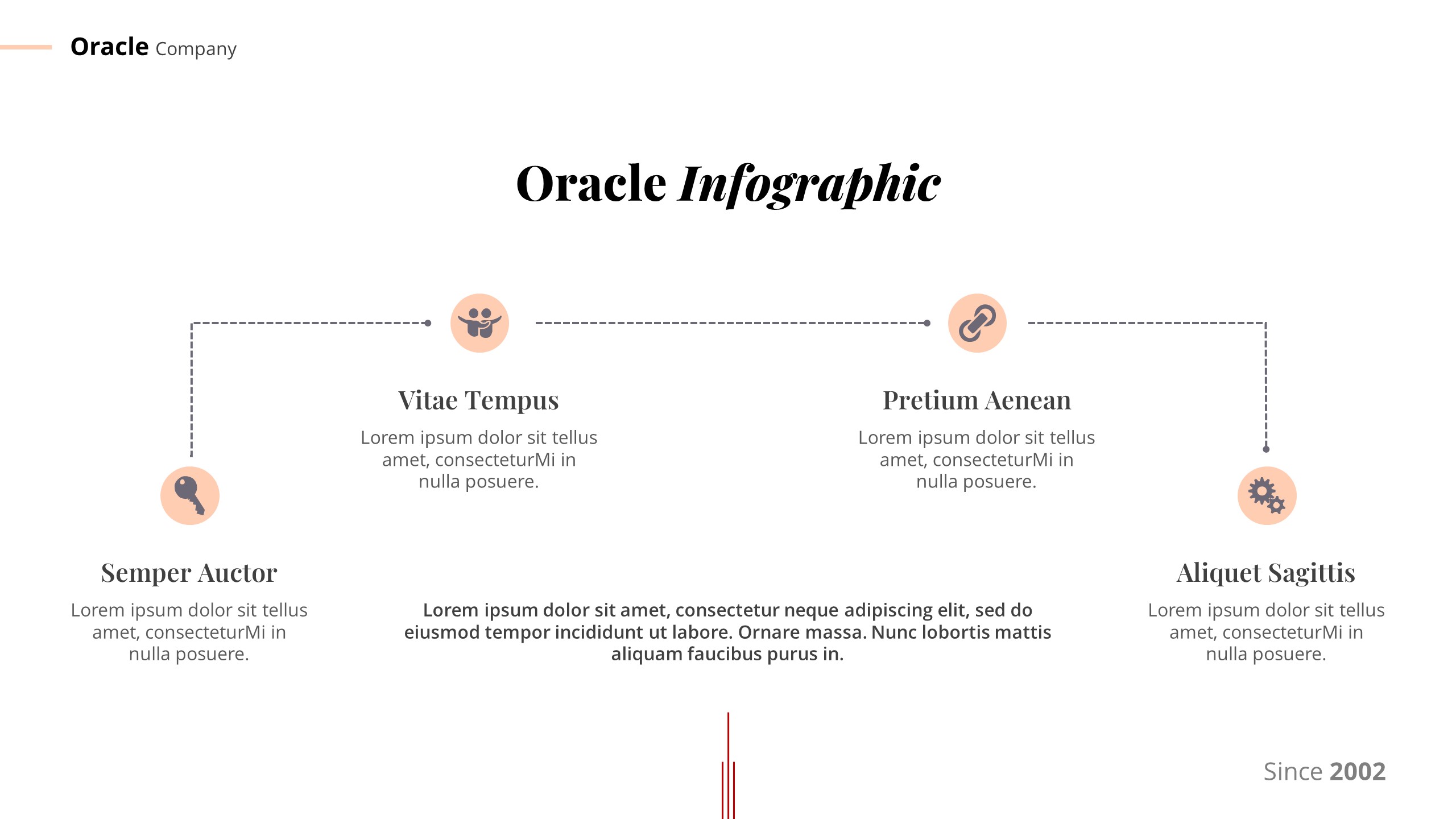 Oracle - Minimal Presentation PowerPoint Template, Presentation Templates
