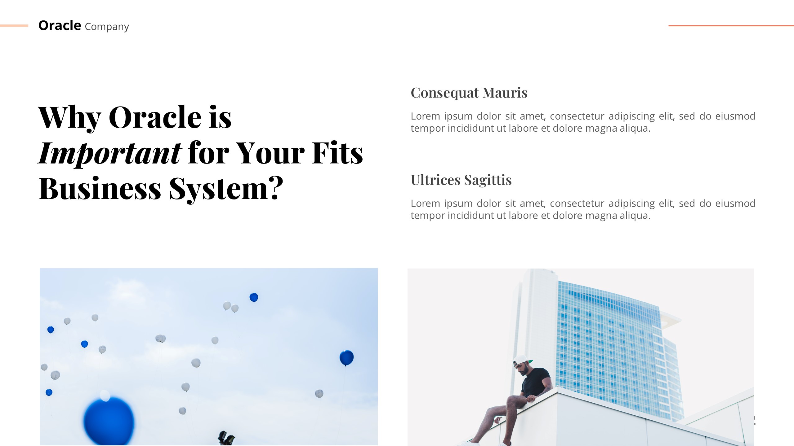 Oracle - Minimal Presentation Google Slides Template, Presentation ...