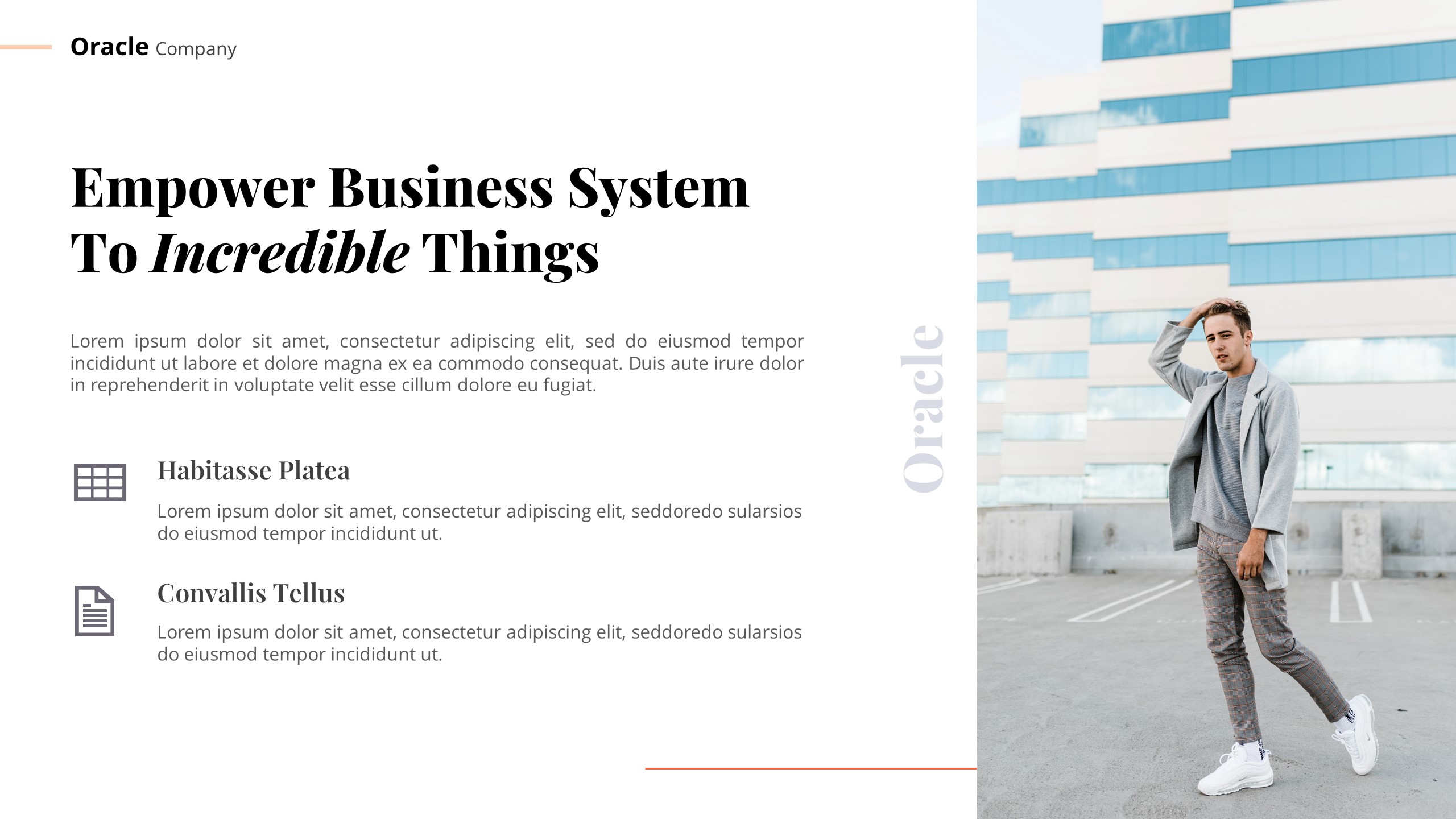 Oracle - Minimal Presentation Google Slides Template, Presentation ...