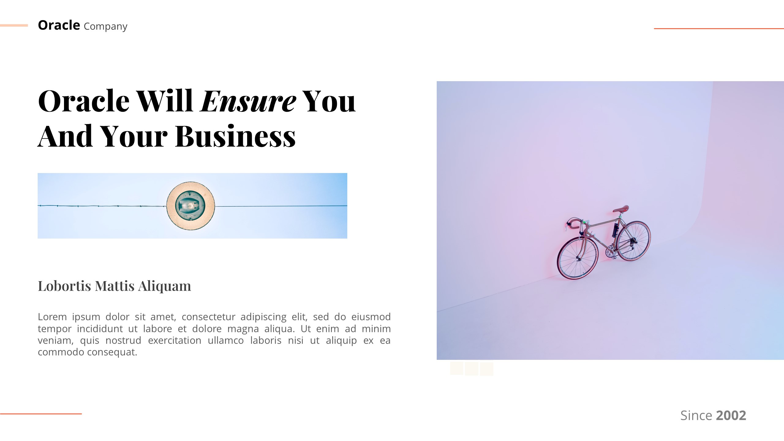 Oracle - Minimal Presentation Google Slides Template, Presentation ...