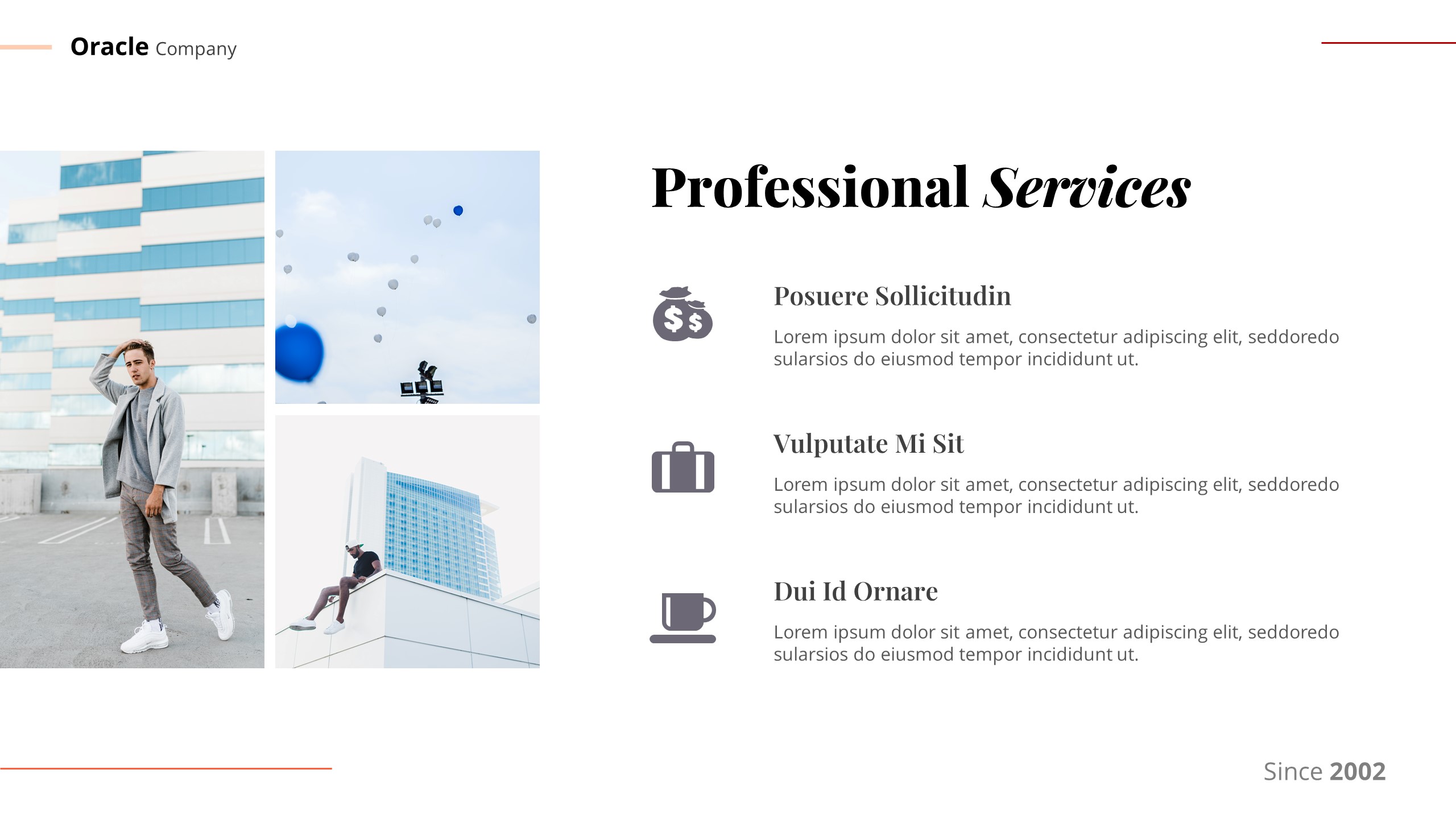Oracle - Minimal Presentation Google Slides Template, Presentation ...
