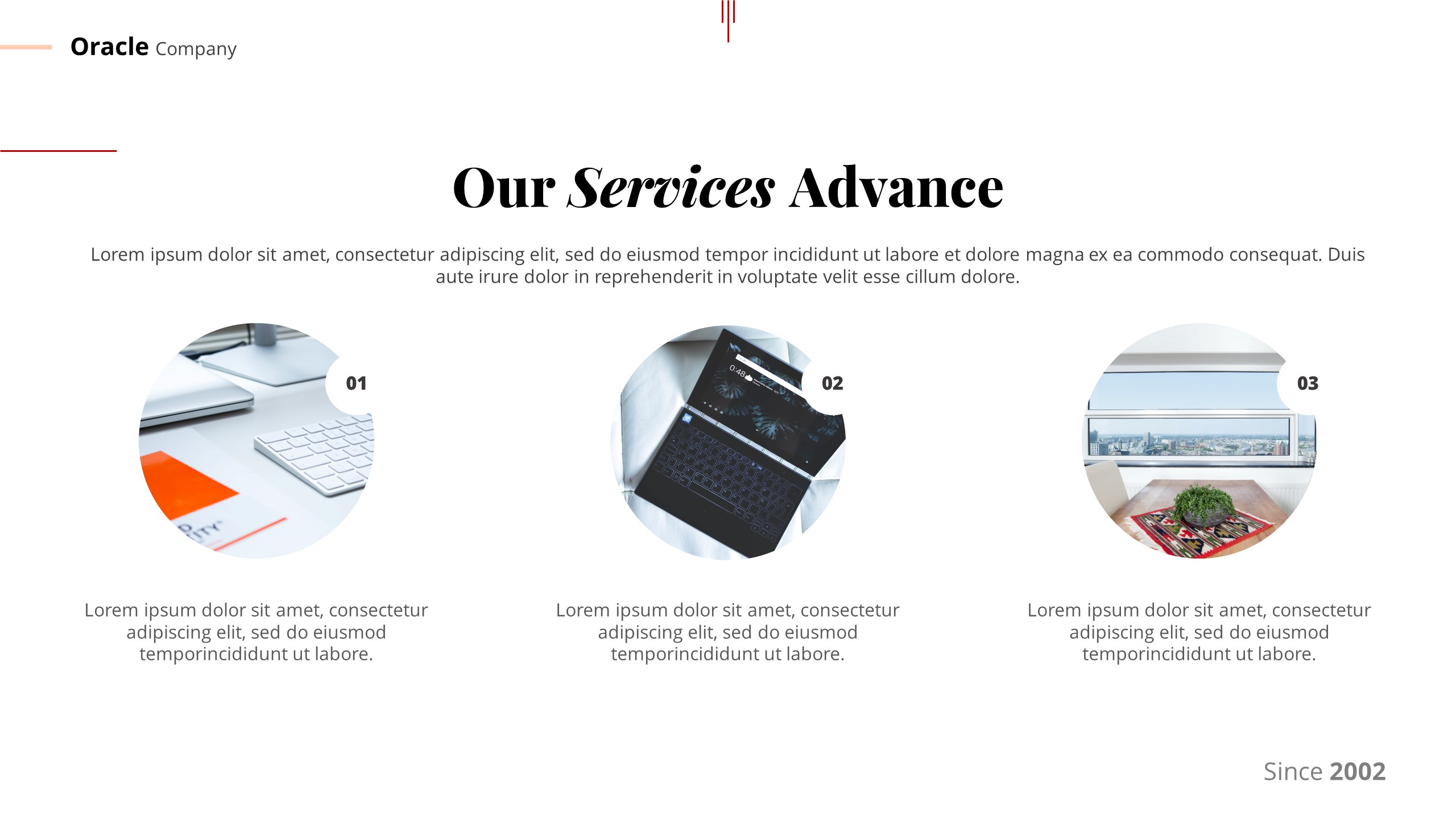 Oracle - Minimal Presentation Google Slides Template, Presentation ...