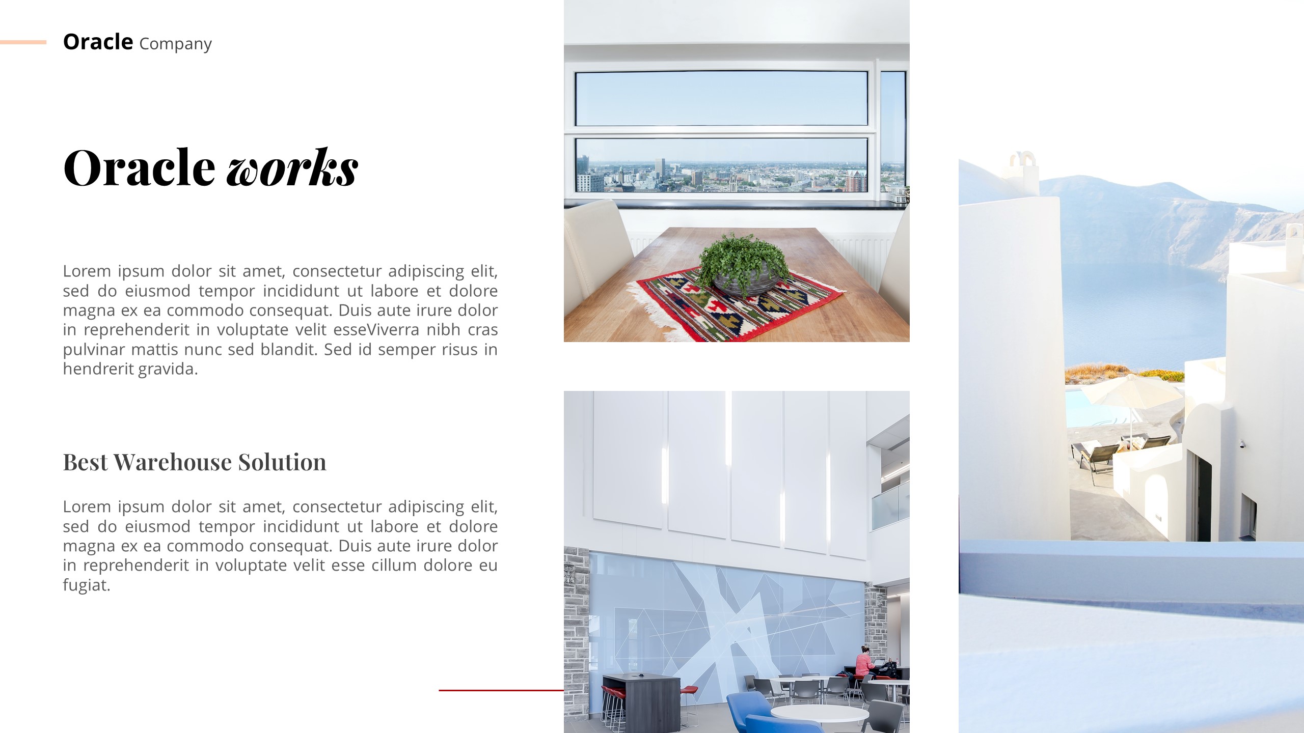 Oracle - Minimal Presentation Google Slides Template, Presentation ...