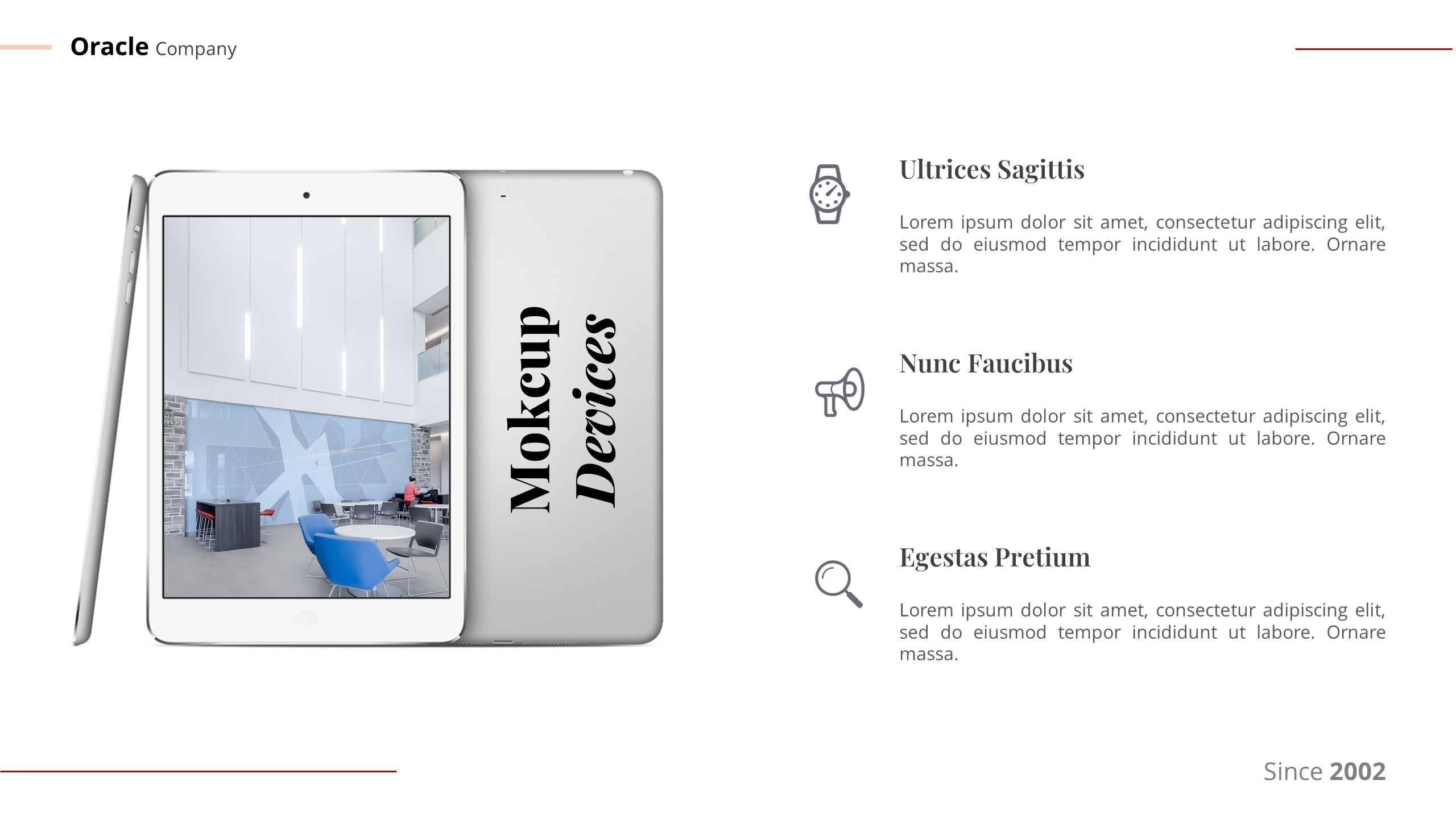 Oracle - Minimal Presentation Google Slides Template, Presentation ...