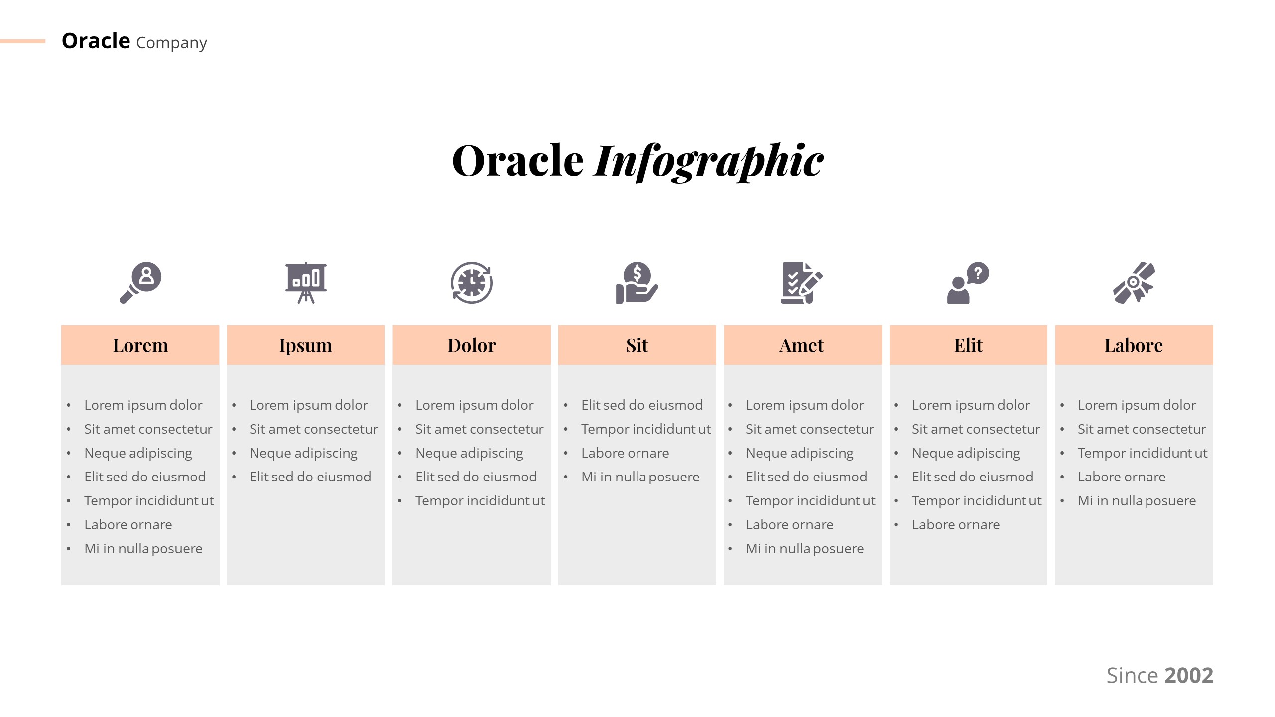 Oracle - Minimal Presentation Google Slides Template, Presentation ...