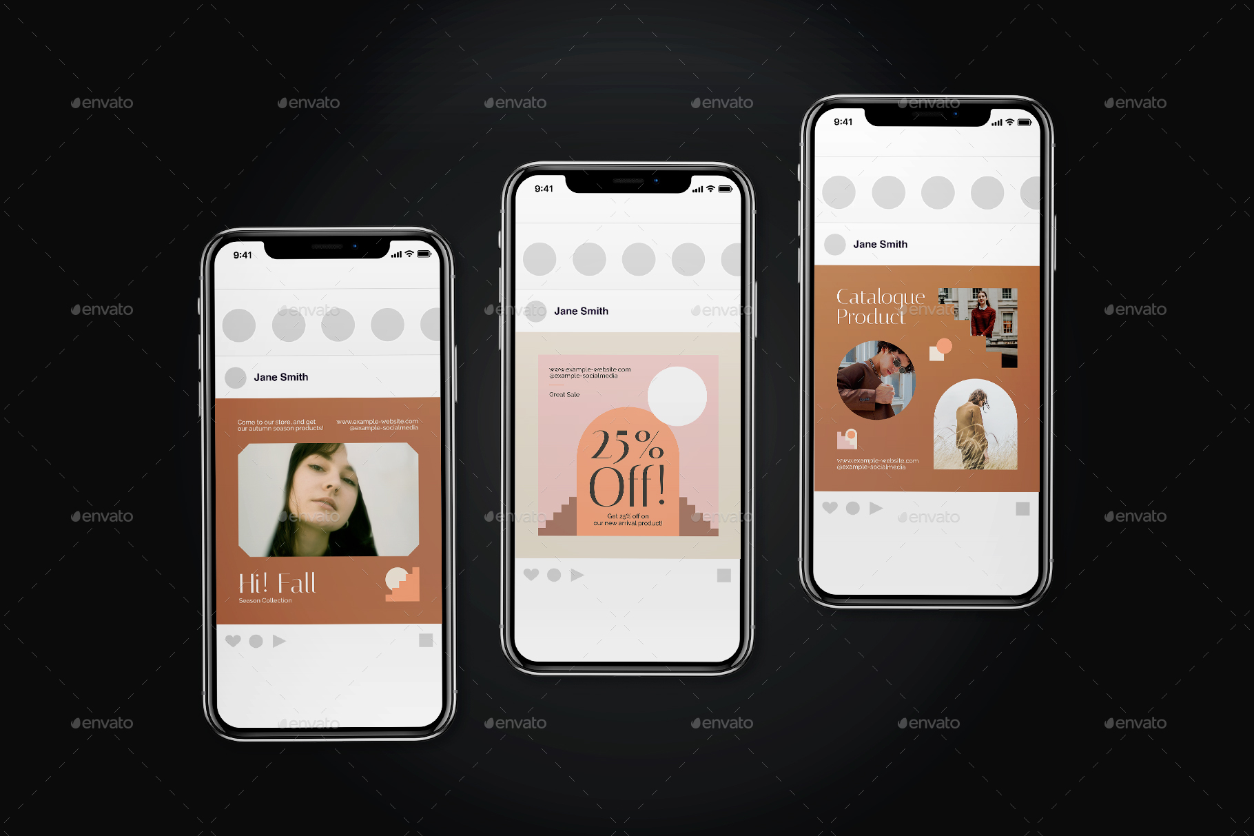 Minimalist Geometric Fashion Social Media Post, Web Elements | GraphicRiver
