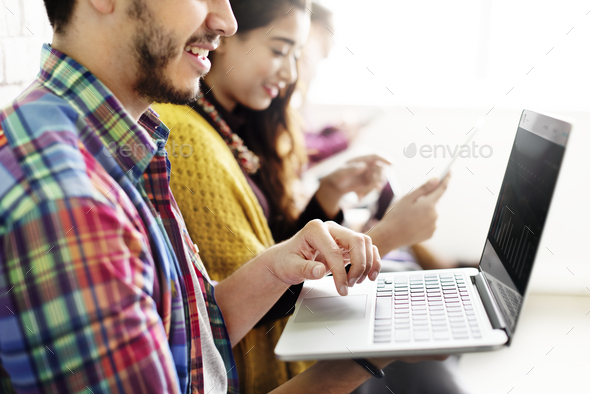 Group of diverse people are using digital devices Stock Photo by Rawpixel