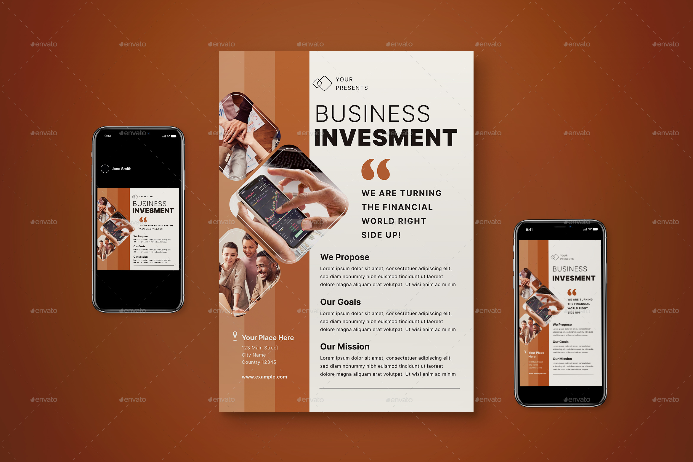 Business Investment Flyer Set, Print Templates | GraphicRiver