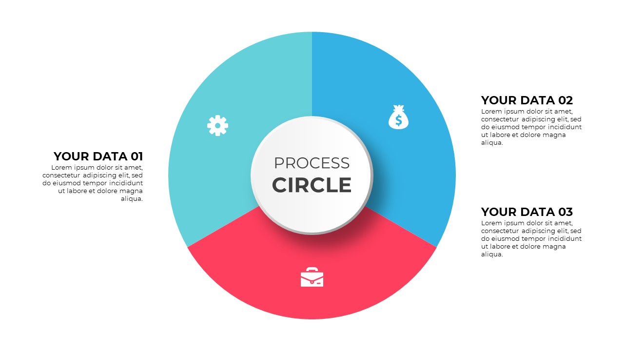 Circle Infographics PowerPoint Template Diagrams, Presentation Templates