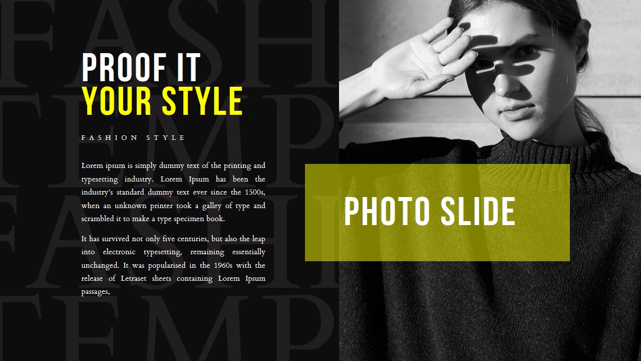 Fashion & Clothing Presentation Template Vol. 03, Presentation Templates