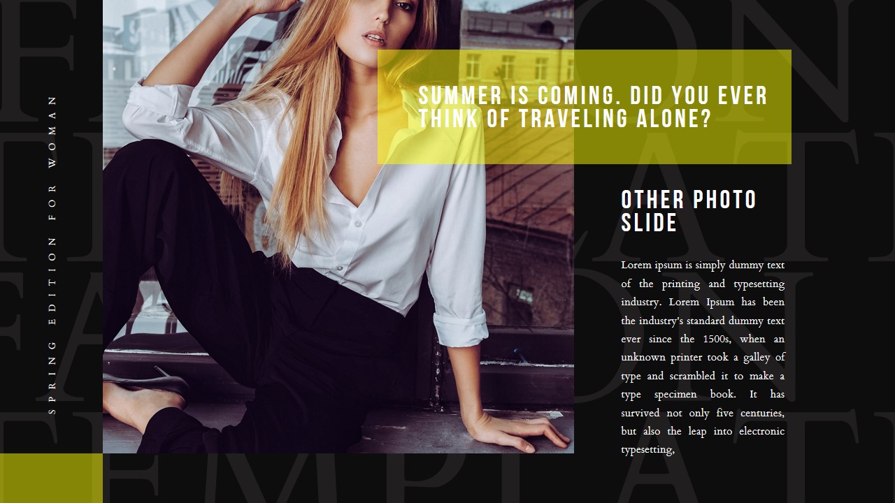 Fashion & Clothing Presentation Template Vol. 03, Presentation Templates