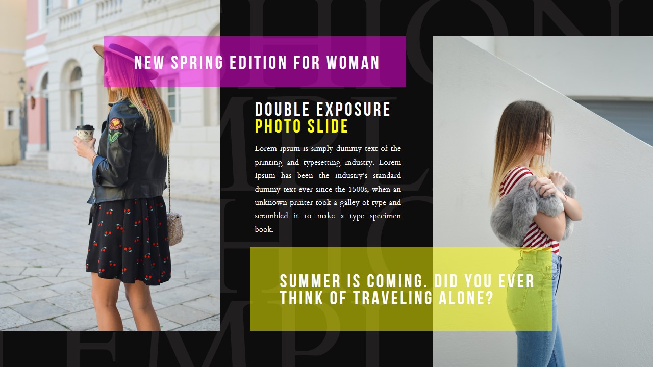 Fashion & Clothing Presentation Template Vol. 03, Presentation Templates