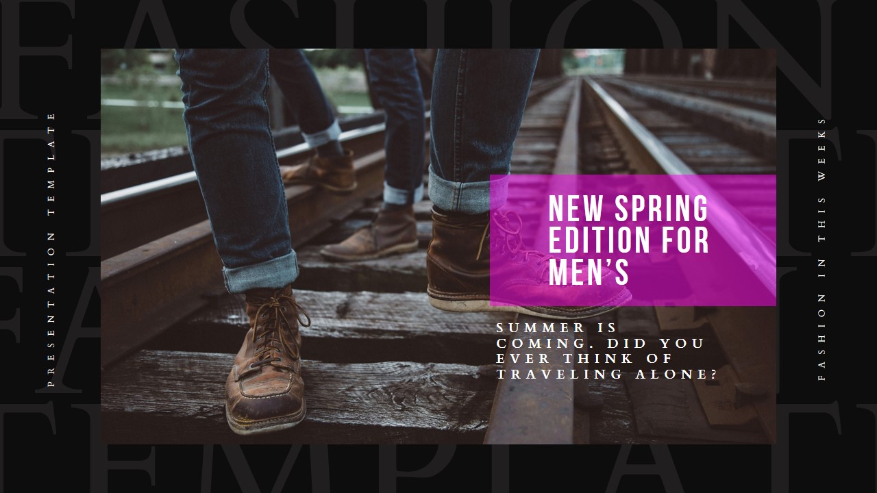 Fashion & Clothing Presentation Template Vol. 03, Presentation Templates