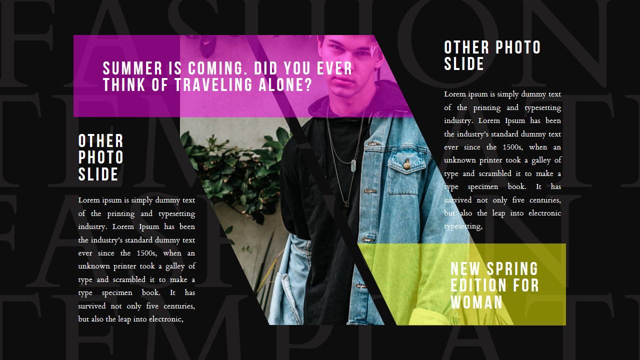 Fashion & Clothing Presentation Template Vol. 03, Presentation Templates