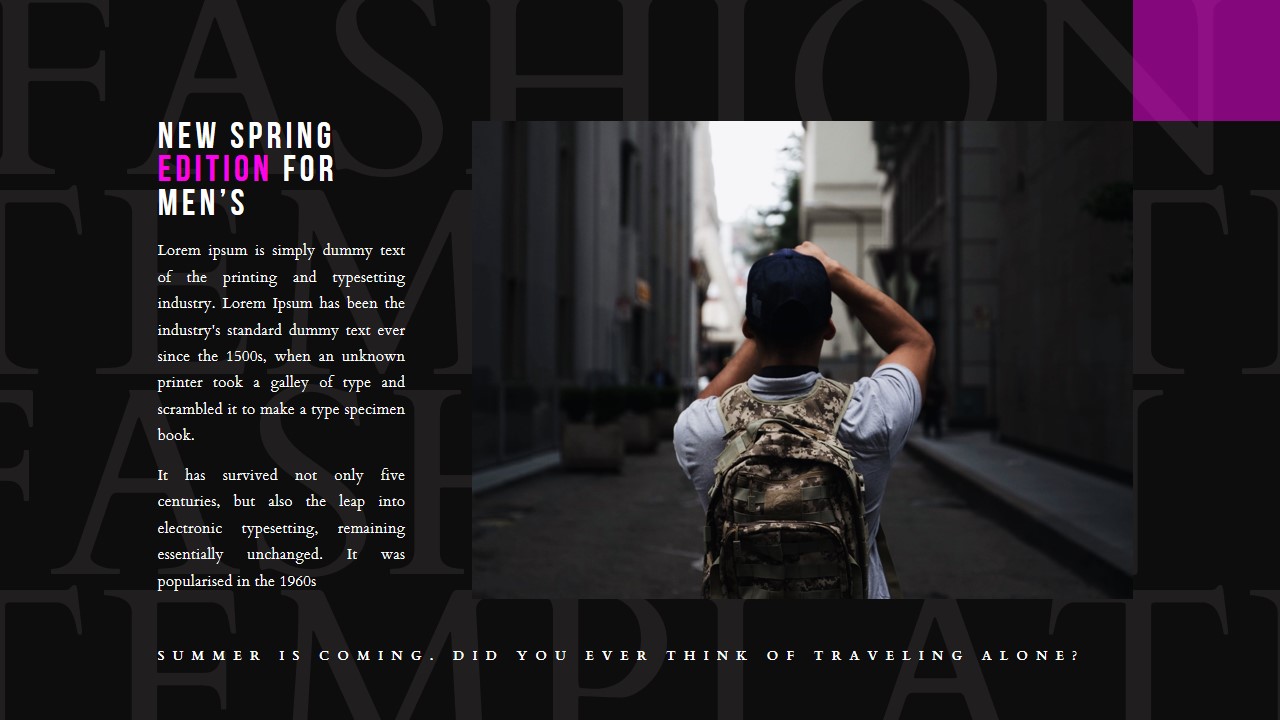 Fashion & Clothing Presentation Template Vol. 03, Presentation Templates