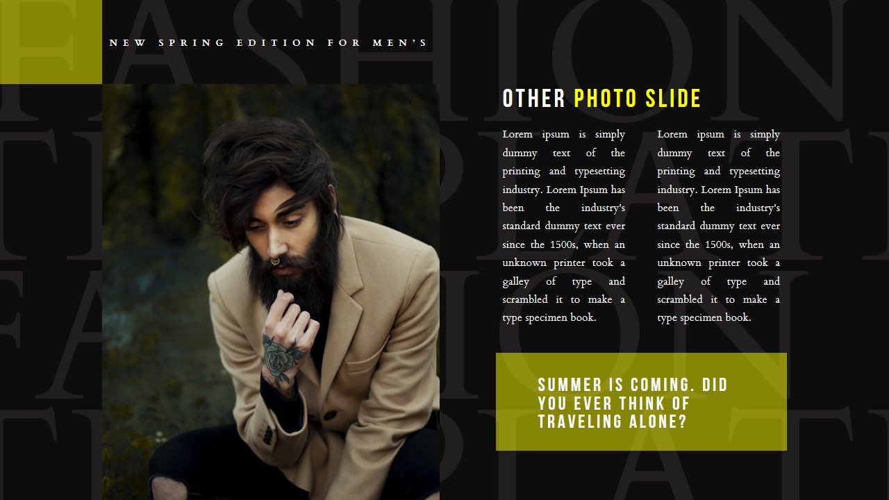 Fashion & Clothing Presentation Template Vol. 03, Presentation Templates