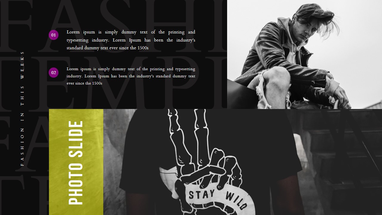 Fashion & Clothing Presentation Template Vol. 03, Presentation Templates