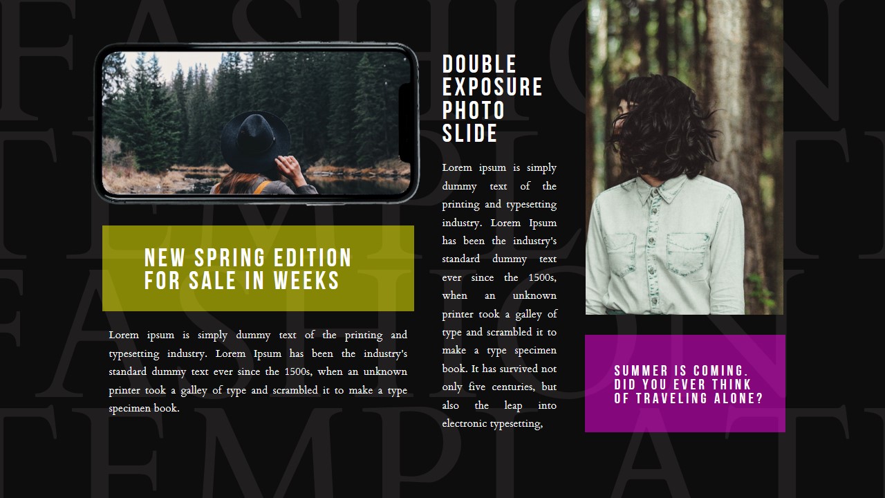 Fashion & Clothing Presentation Template Vol. 03, Presentation Templates