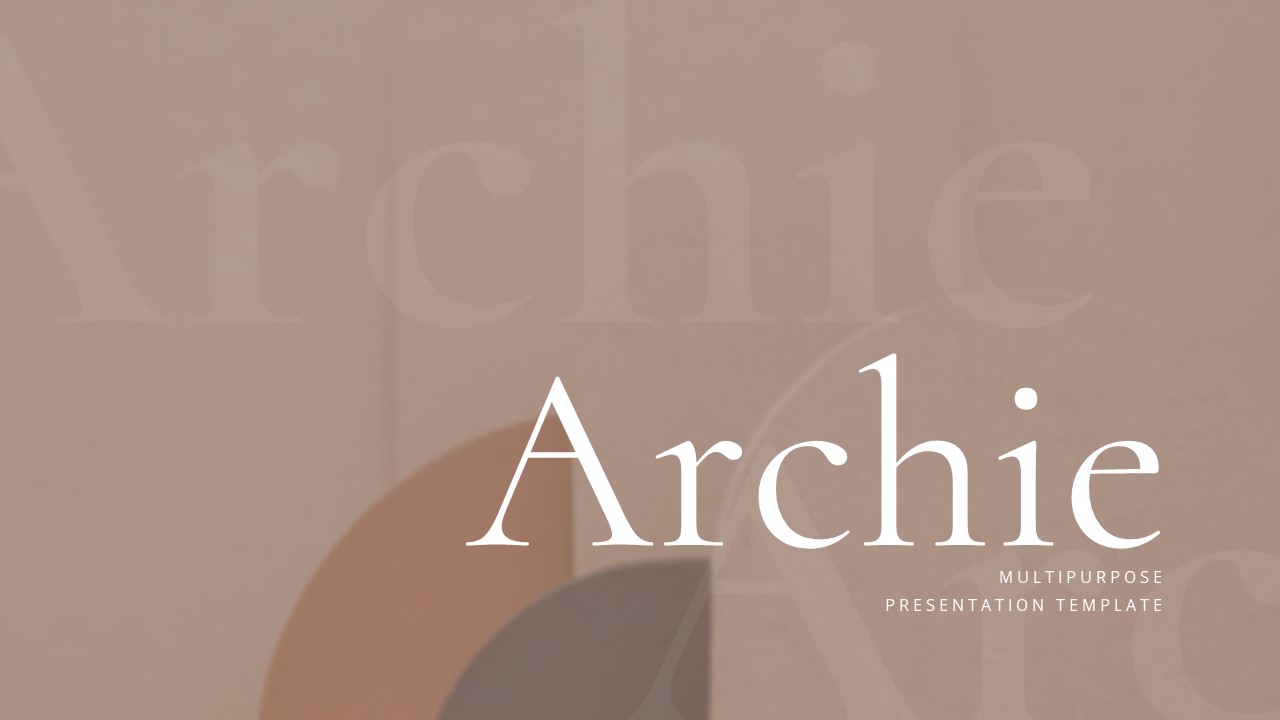 Archie - Architecture Power Template, Presentation Templates | GraphicRiver