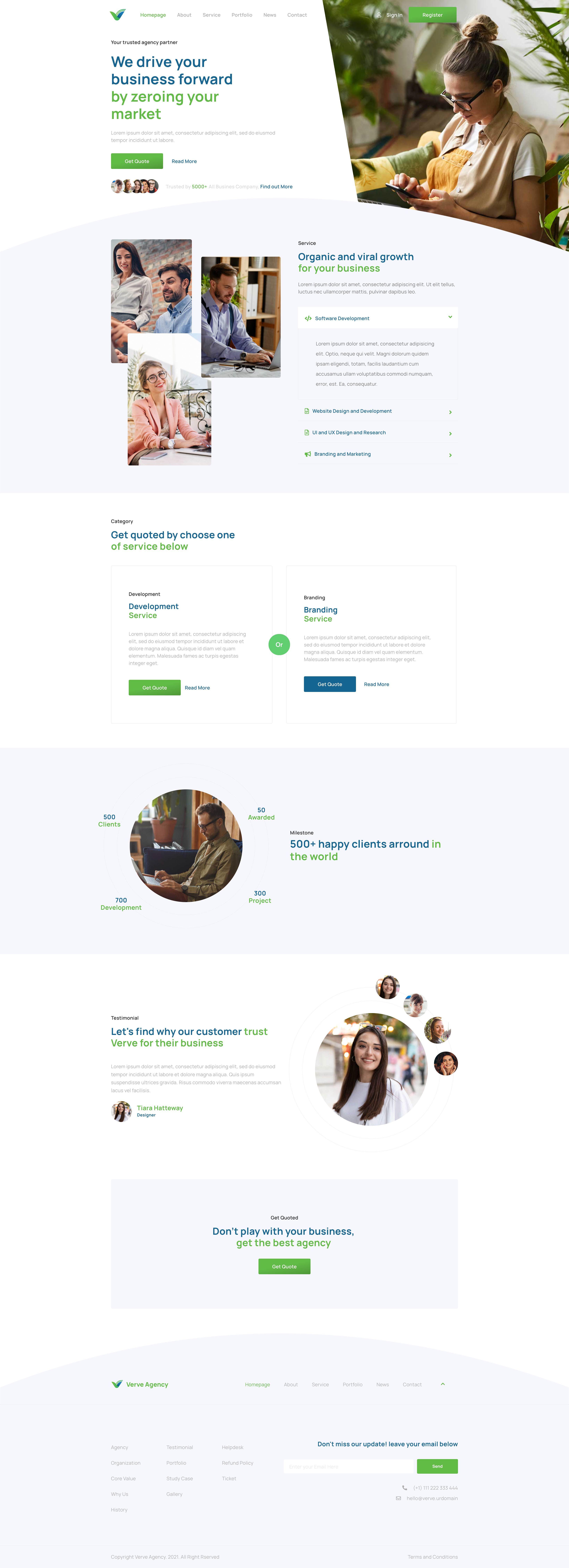 Verve - Creative & Business Elementor Pro Template Kit by TheAgrias