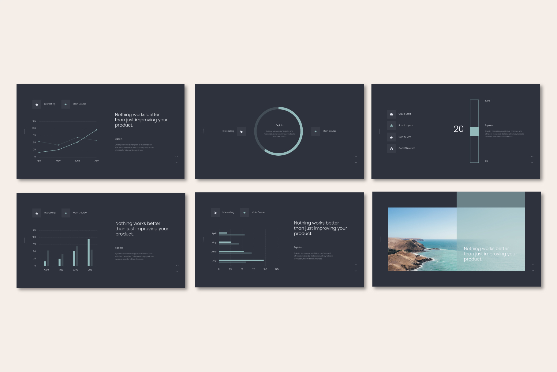 Onil Minimal & Simple Powerpoint Template, Presentation Templates ...