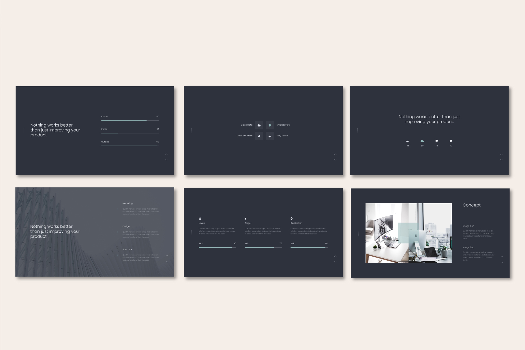 Onil Minimal & Simple Powerpoint Template, Presentation Templates ...