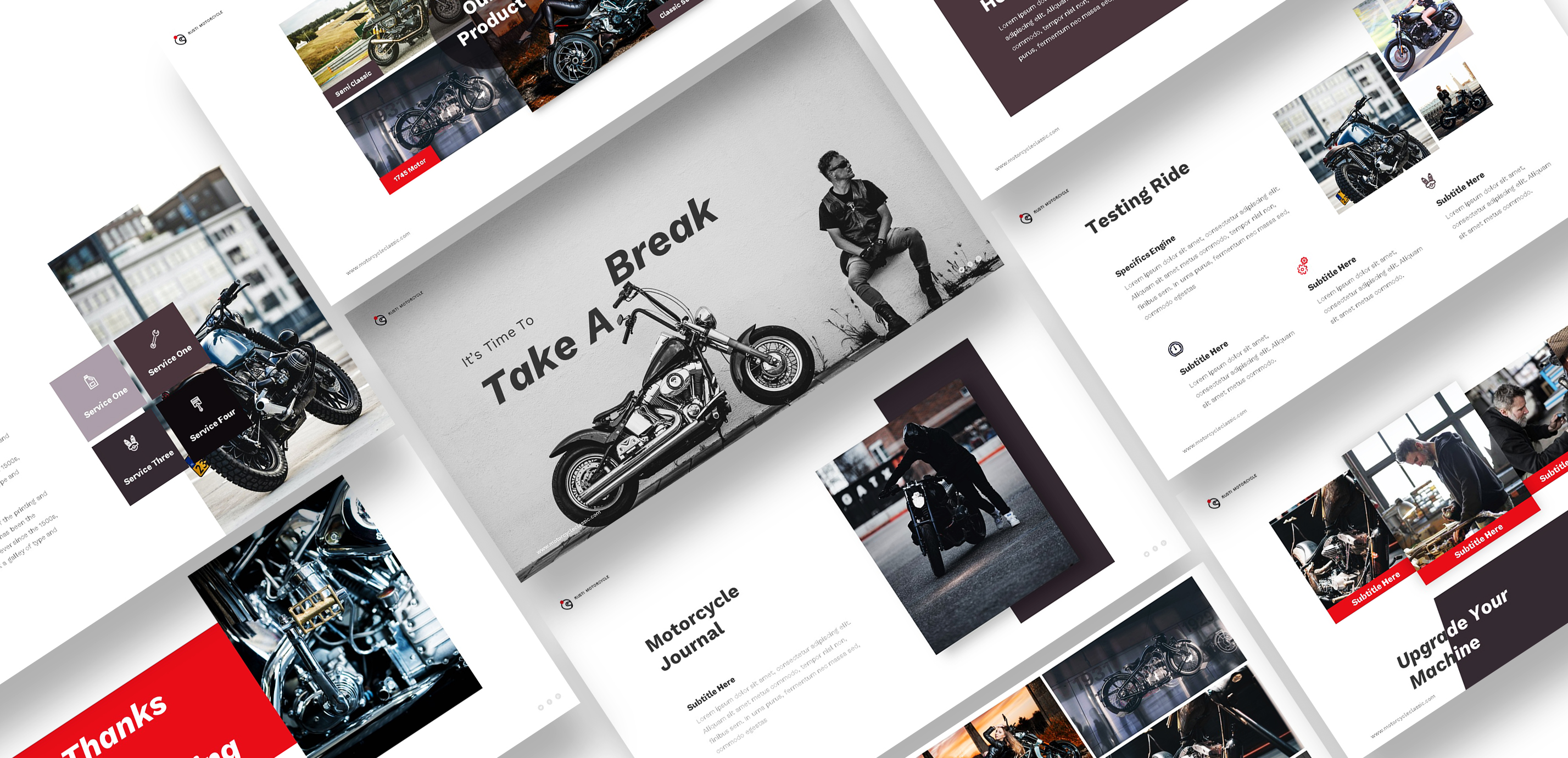 Custom Motor Keynote Template, Presentation Templates | GraphicRiver