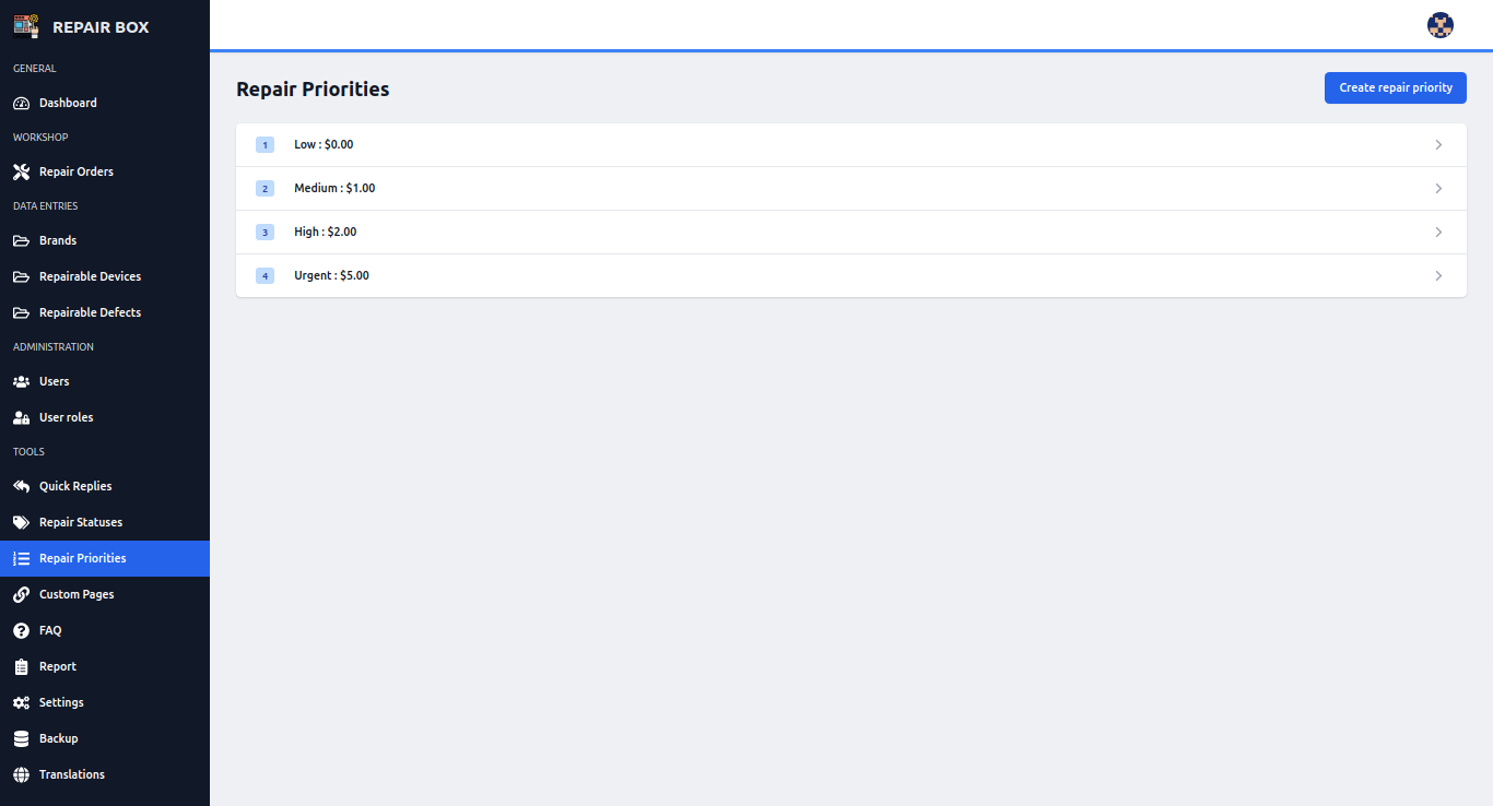 Repair box - Repair booking,tracking and workshop management system by ...