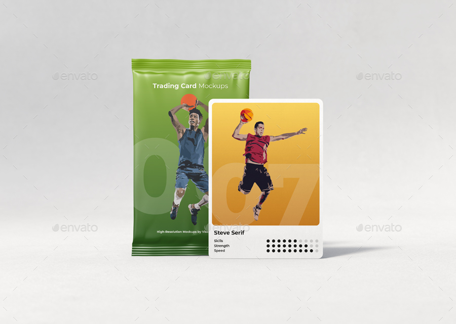 Trading Cards Mockup, Graphics | GraphicRiver
