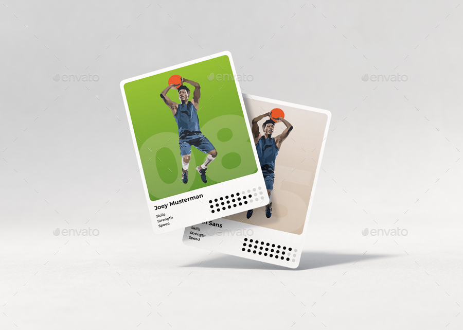 Trading Cards Mockup, Graphics | GraphicRiver