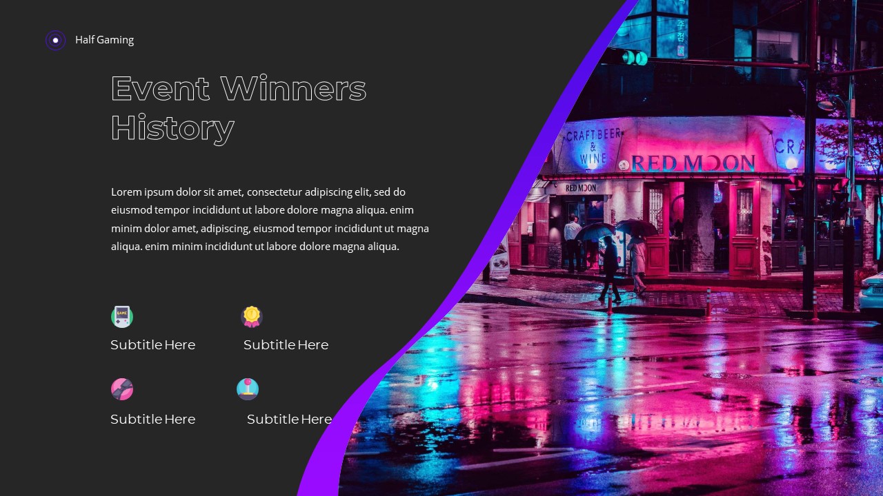 Gaming Half Powerpoint Template, Presentation Templates | GraphicRiver