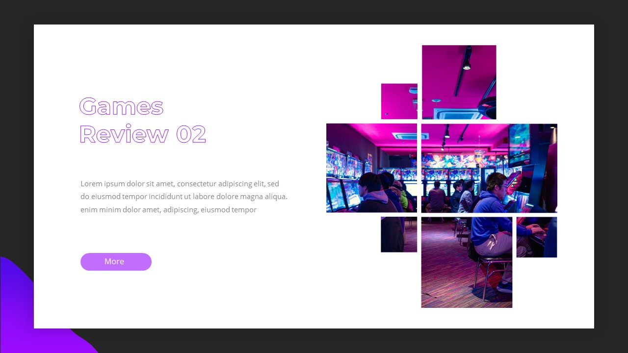 Gaming Half Google Slides Template, Presentation Templates | GraphicRiver