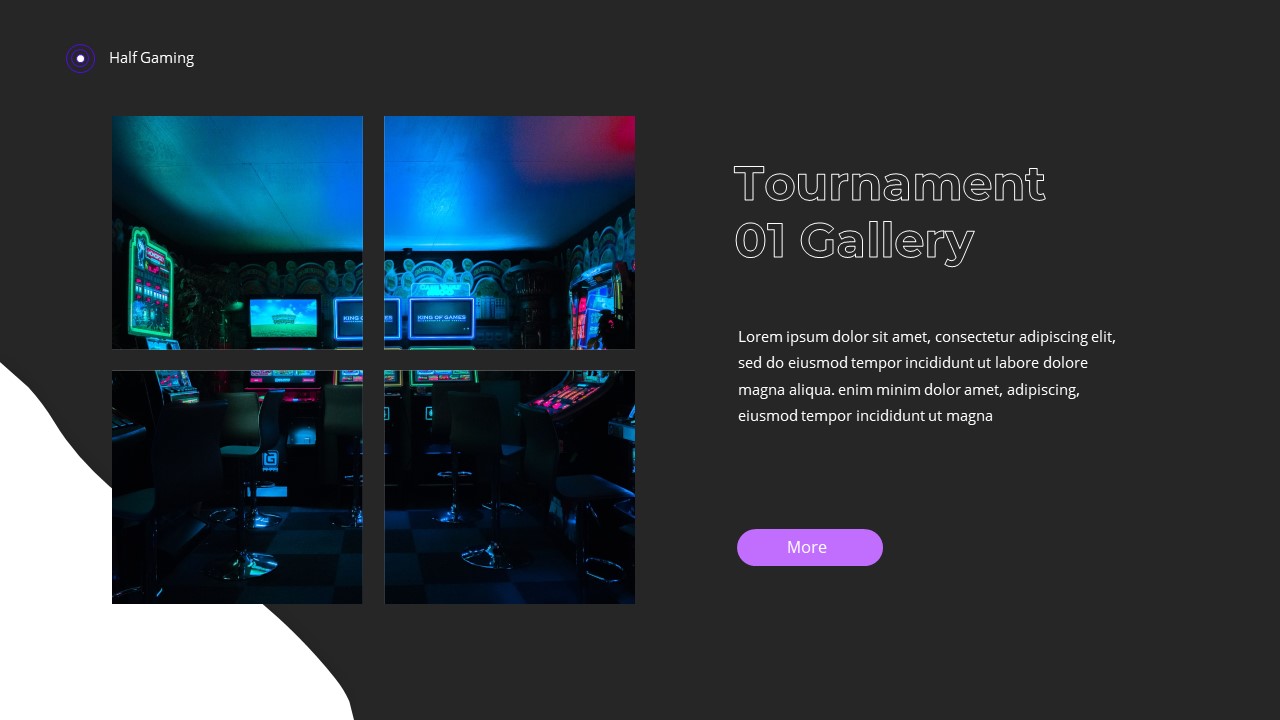 Gaming Half Google Slides Template, Presentation Templates | GraphicRiver
