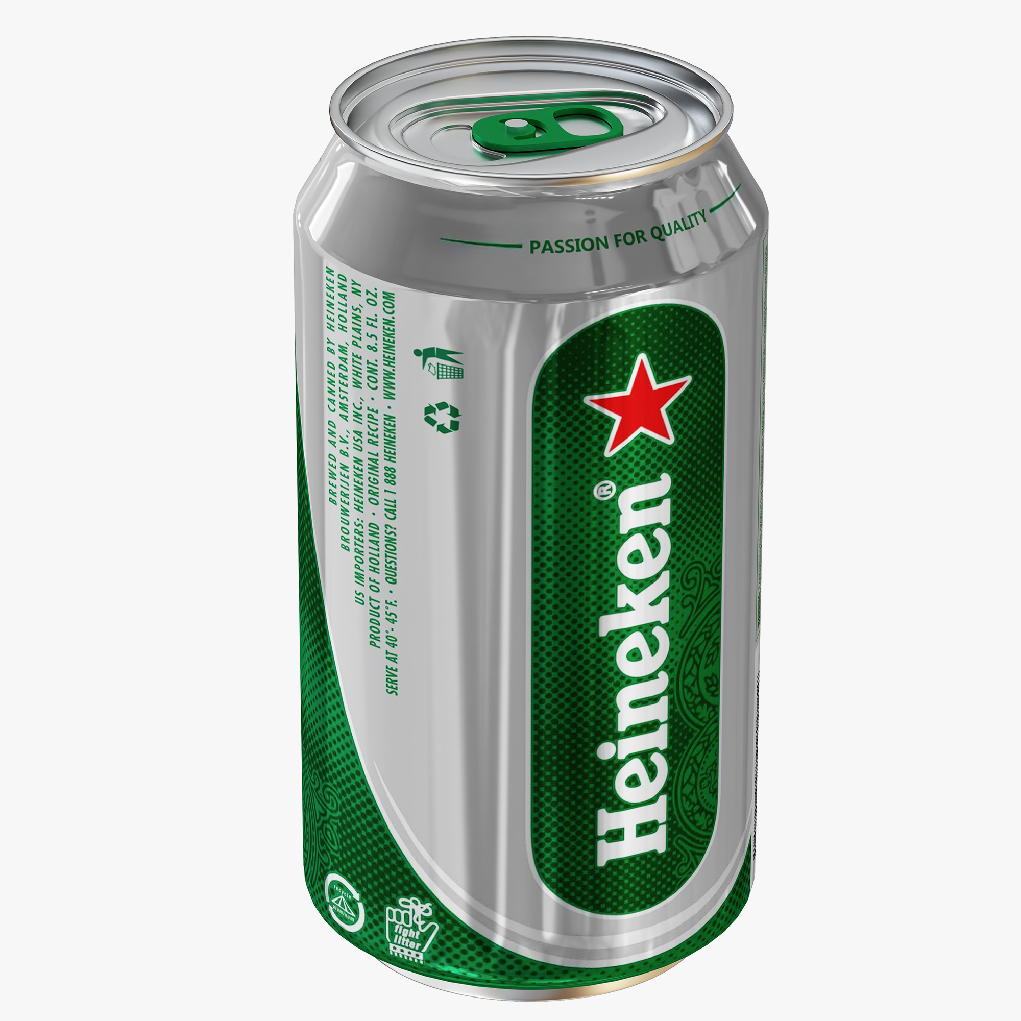 Heineken beer can by STUDIO_09 | 3DOcean