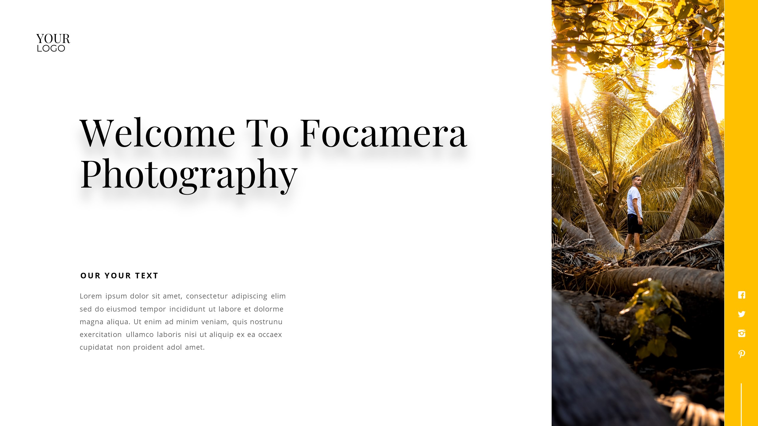Focamera – Photography & Portfolio Powerpoint Template, Presentation ...
