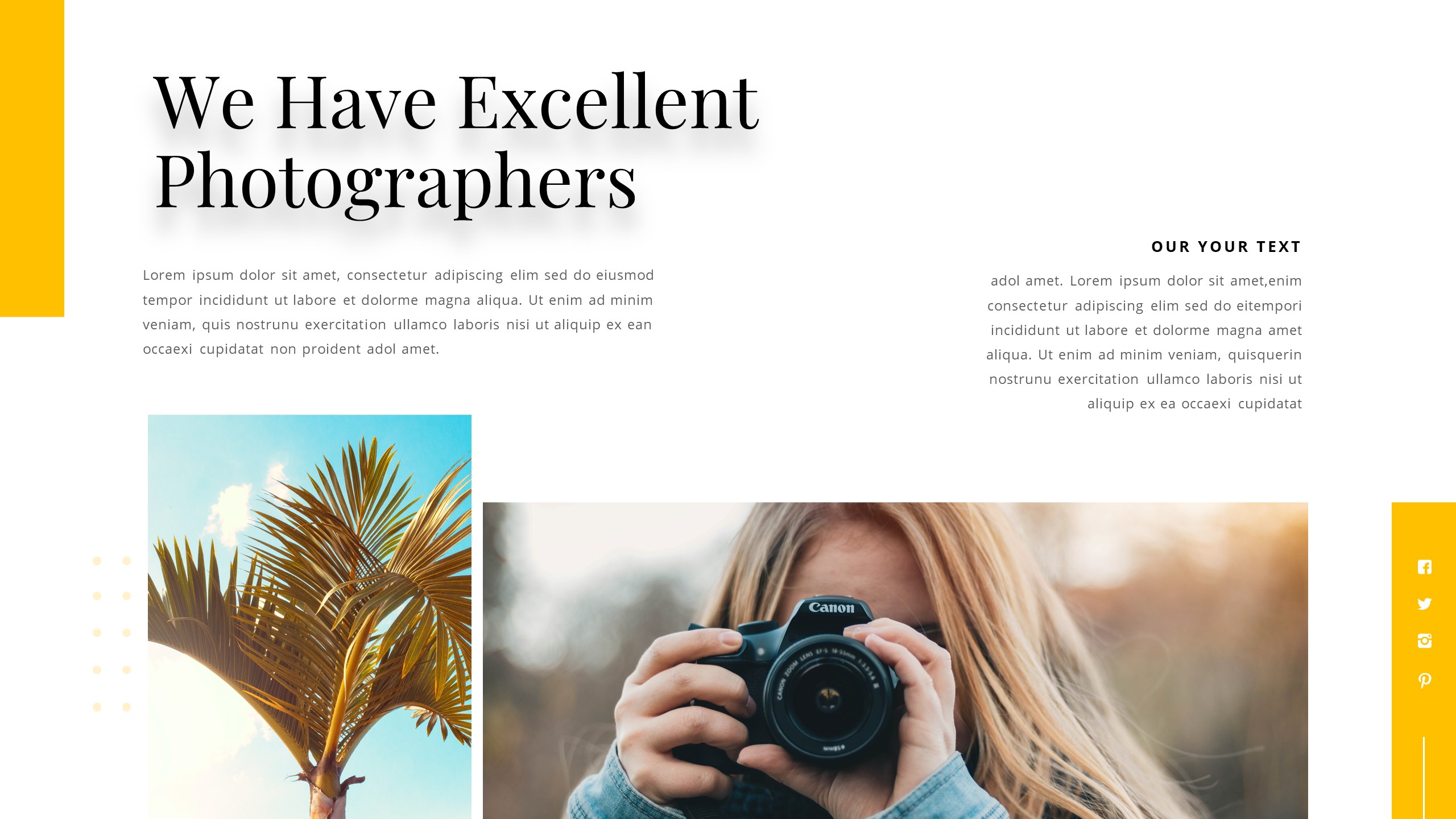 Focamera – Photography & Portfolio Powerpoint Template, Presentation ...