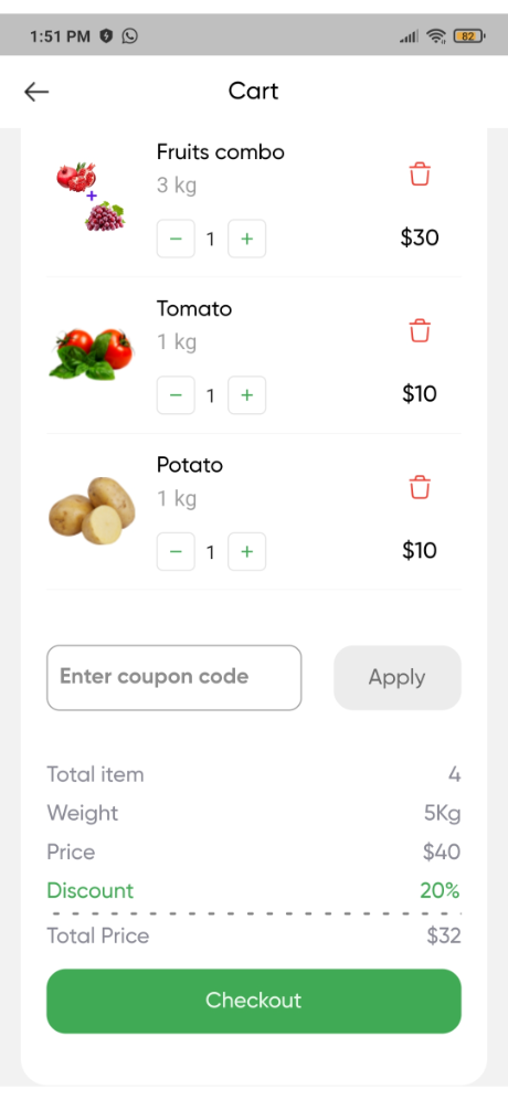 Grocery App Multivendor Flutter UI Kit by Fluttertop | CodeCanyon