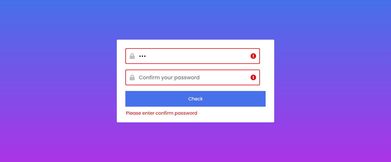 Emmit - Password Matched JavaScript by Epic_Theme | CodeCanyon