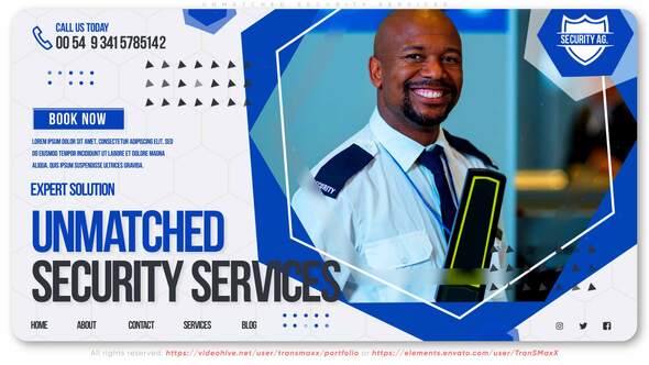Unmatched Security Services, After Effects Project Files | VideoHive