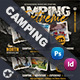 Camping Adventure Bundle Templates, Print Templates | GraphicRiver
