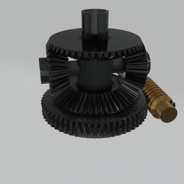 Worm differential Gear mechanism by amit1322 | 3DOcean