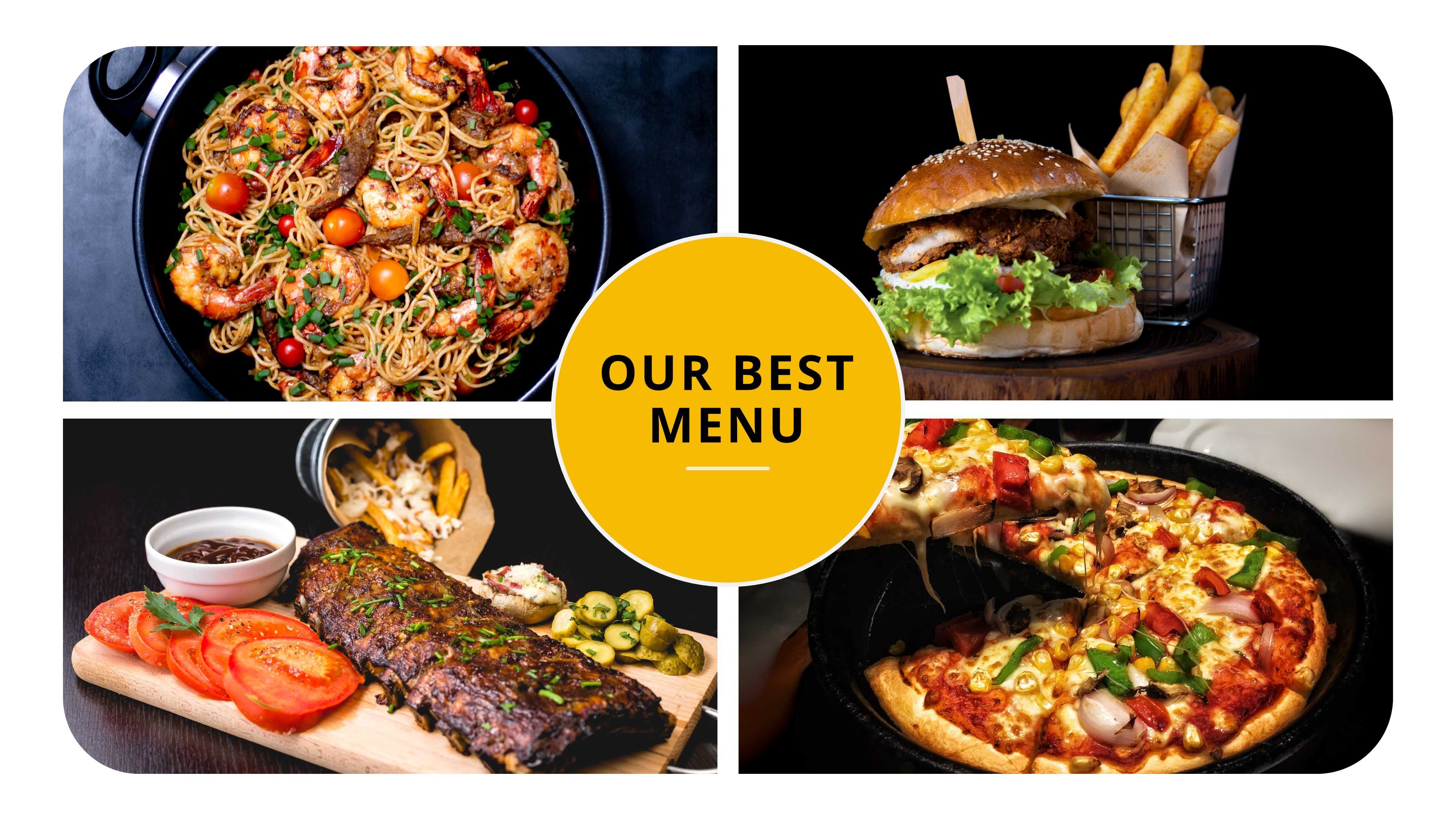 Foodiza – Food & Restaurant Google Slide Presentation Template ...