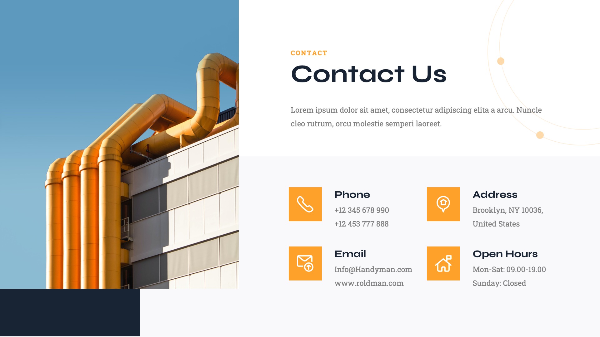 ROLDMAN - Handyman Renovation Service Powerpoint Template, Presentation ...