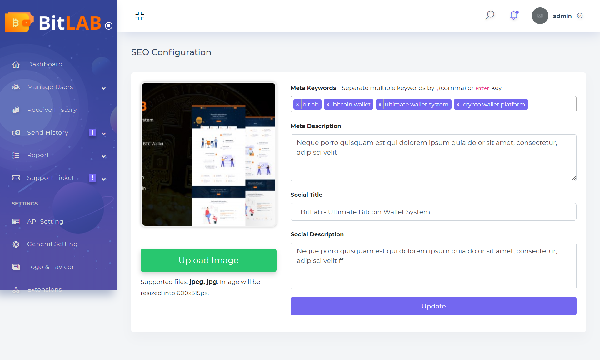 BitLab - Ultimate Bitcoin Wallet System by ViserLab | CodeCanyon