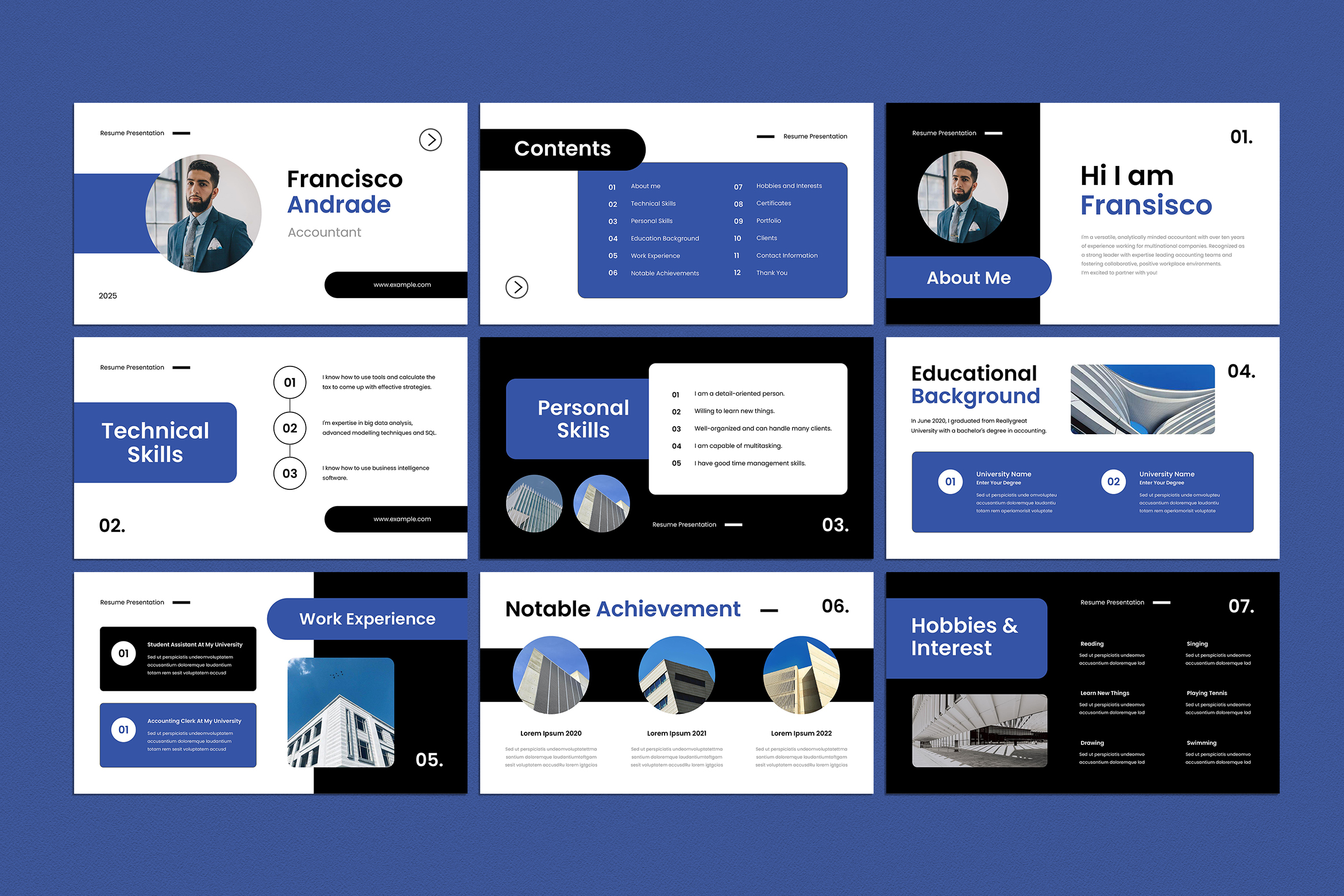 Resume Presentation, Presentation Templates | GraphicRiver